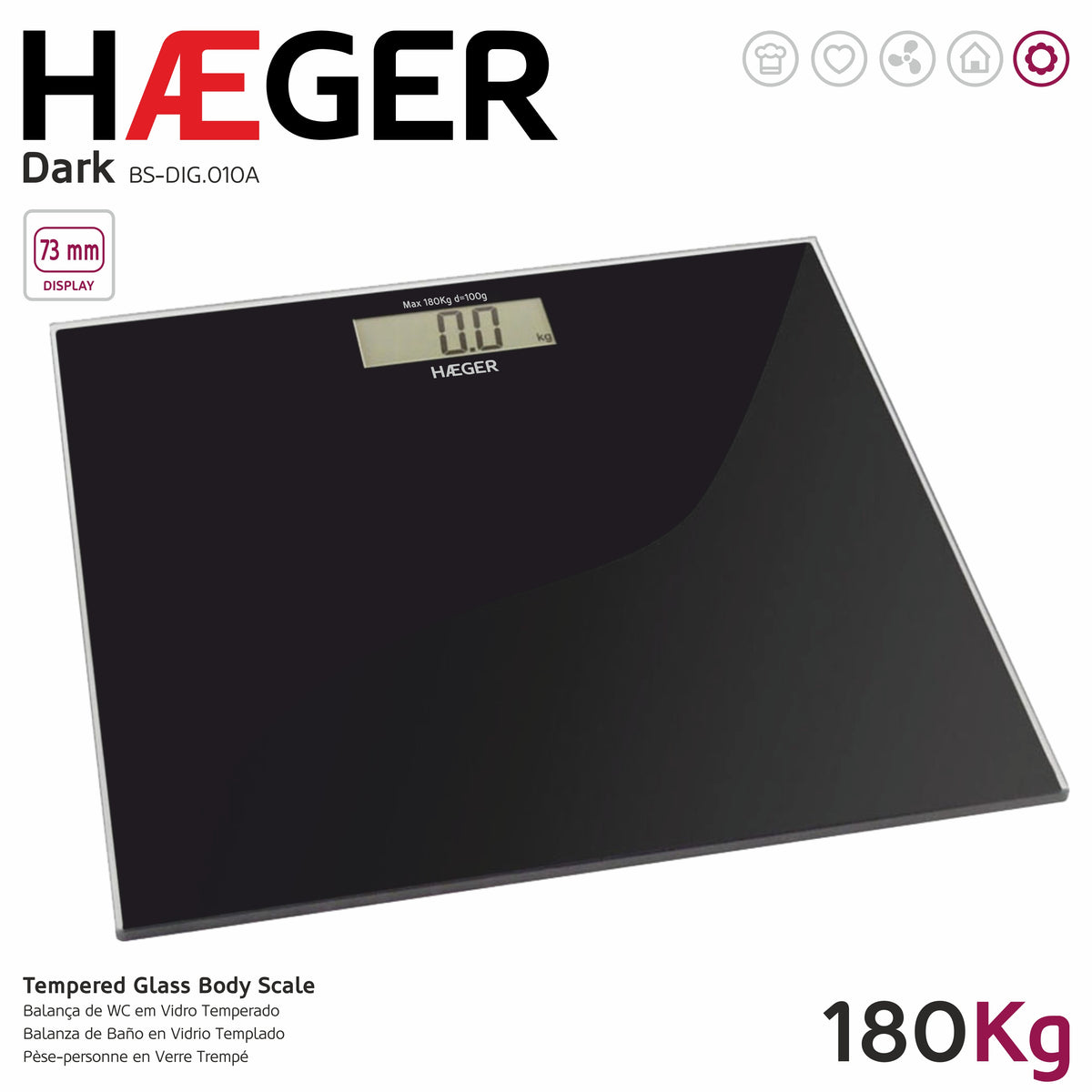 HAEGER Dark Digital Scale – Klik