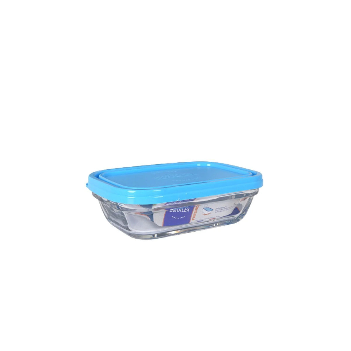 Duralex FreshBox Transparent Rectangular 0.4L + Blue lid – Klik